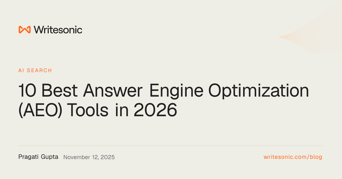 10 Best Answer Engine Optimization (AEO) Tools in 2026