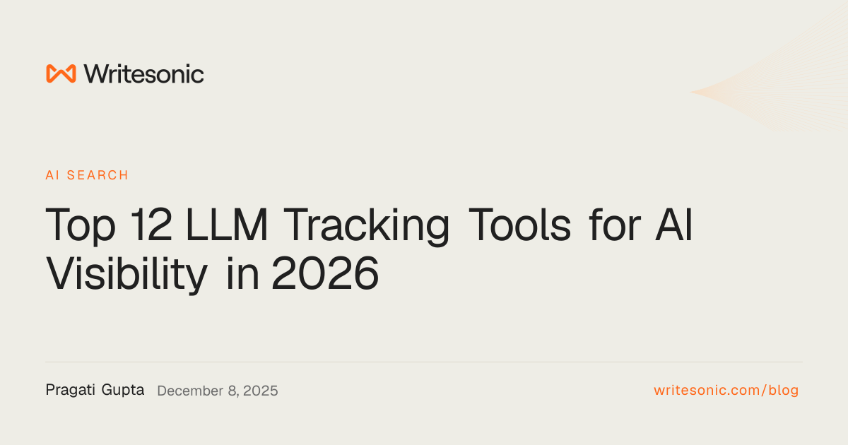 Top 12 LLM Tracking Tools for AI Visibility